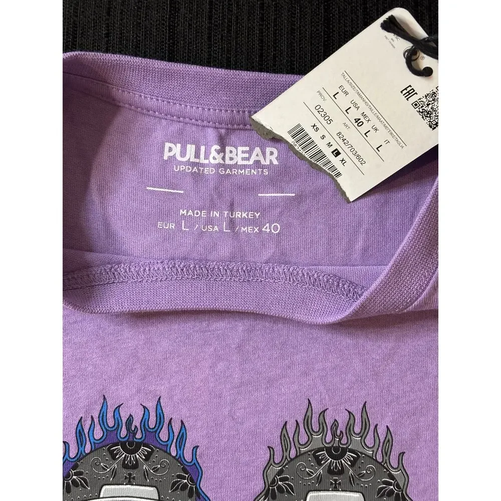 Pull&Bear | Shirts | Pullbear Mens L Skull Squad Designer Streetwear 0 ...